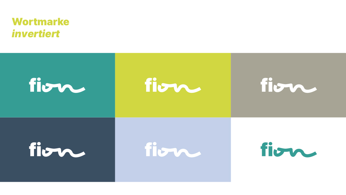 Markenentwicklung für die fion Steuer & Recht GmbH